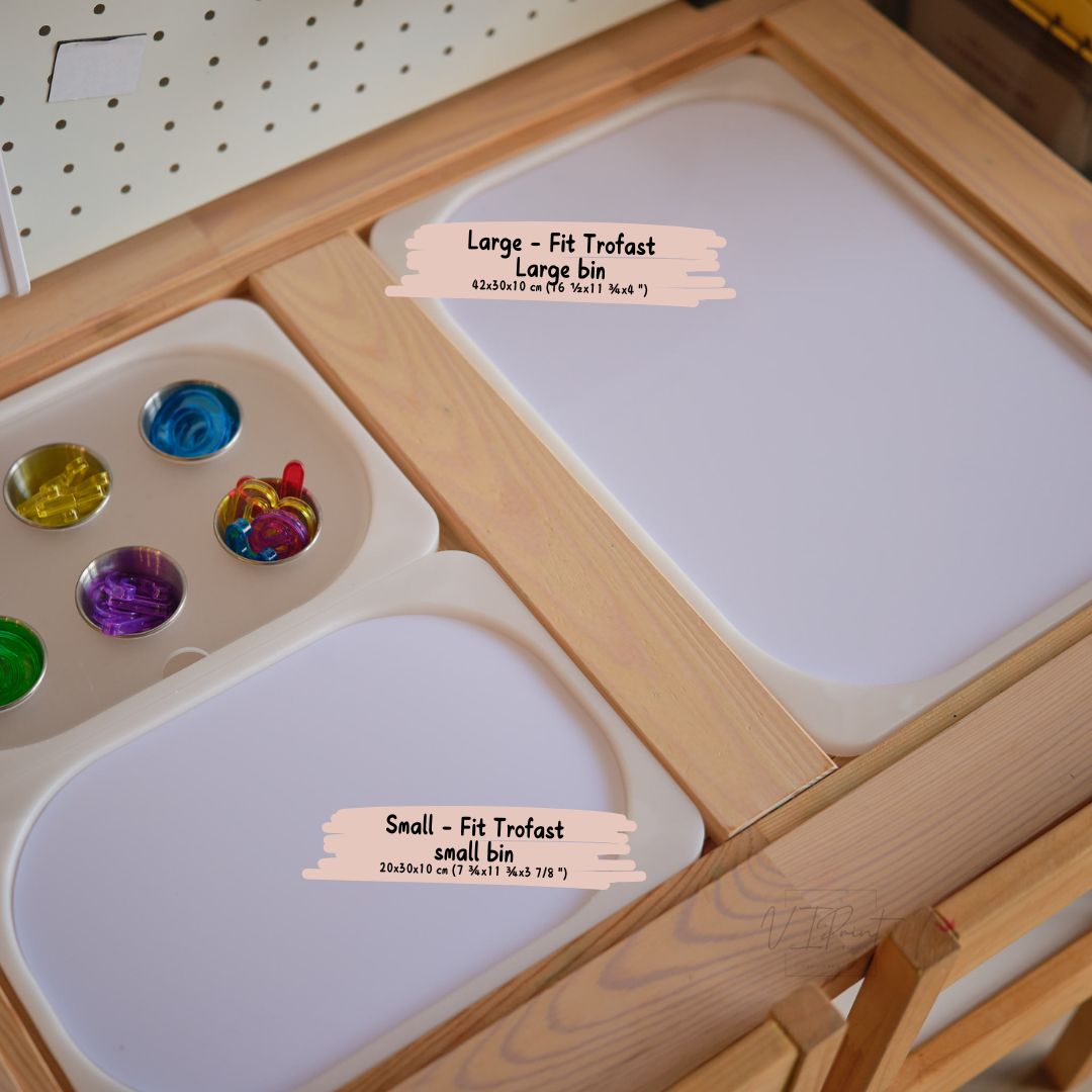 Trofast Insert – Light Table Insert for Flisat Sensory table – Light ...